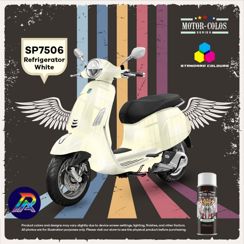AIKKA Motor-Colos Series Aerosol Spray Color Code SP7506 REFRIGERATOR ...