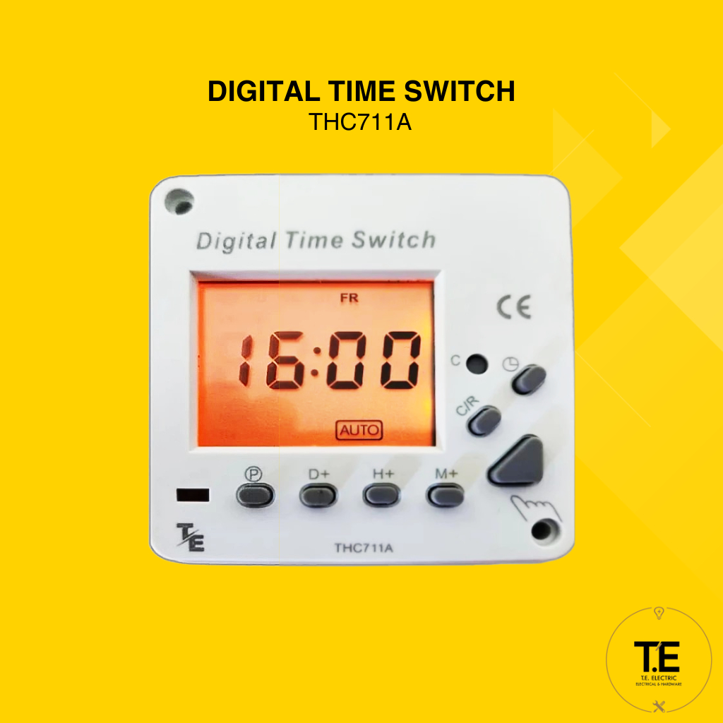 TIMESYS DIGITAL TIME SWITCH 24HOURS/7DAYS DIGITAL TIMER PROGRAMMABLE ...