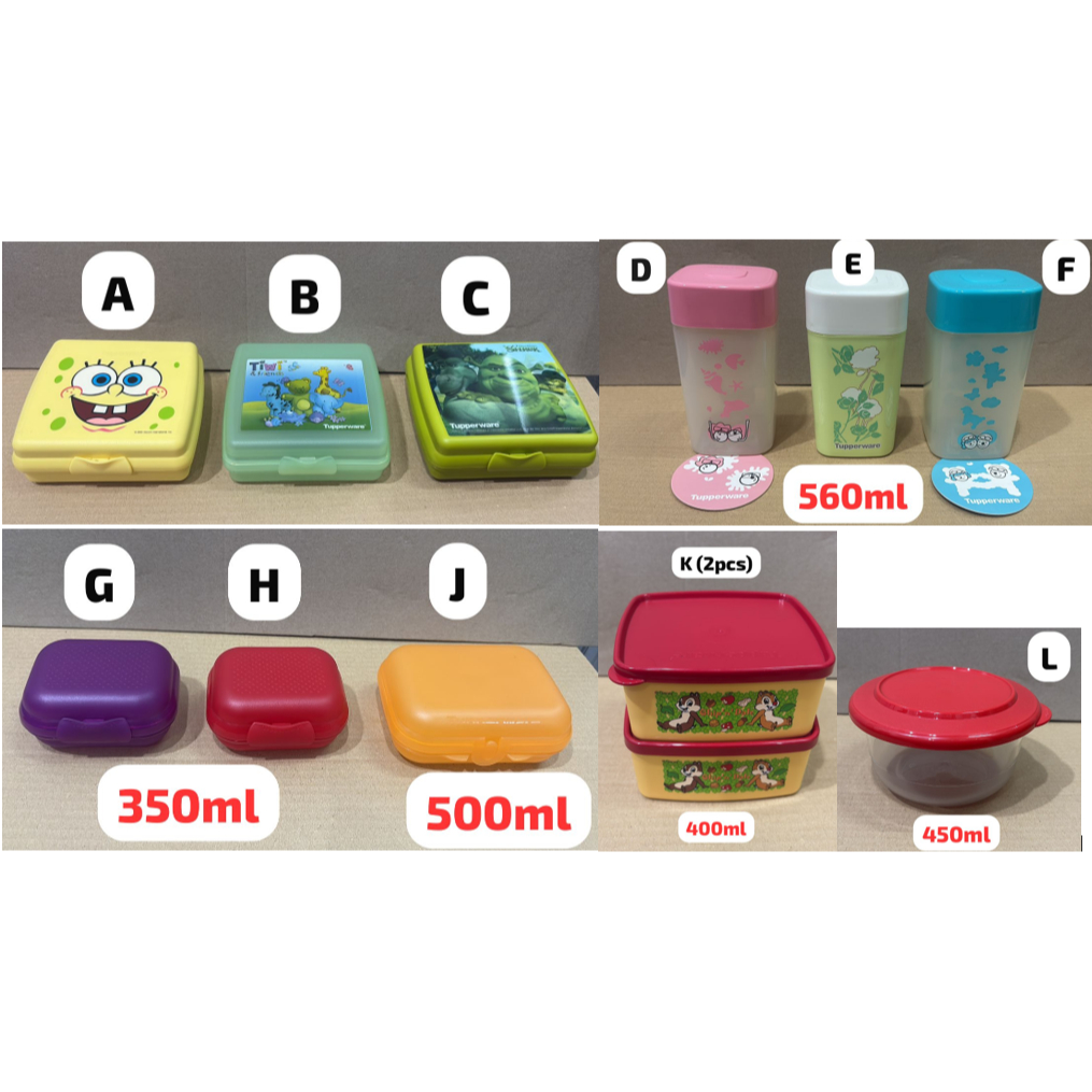 {EXCLUSIVE CLEAR STOCK} TUPPERWARE SANDWICH KEEPER / OYSTER BOX / SQ ...