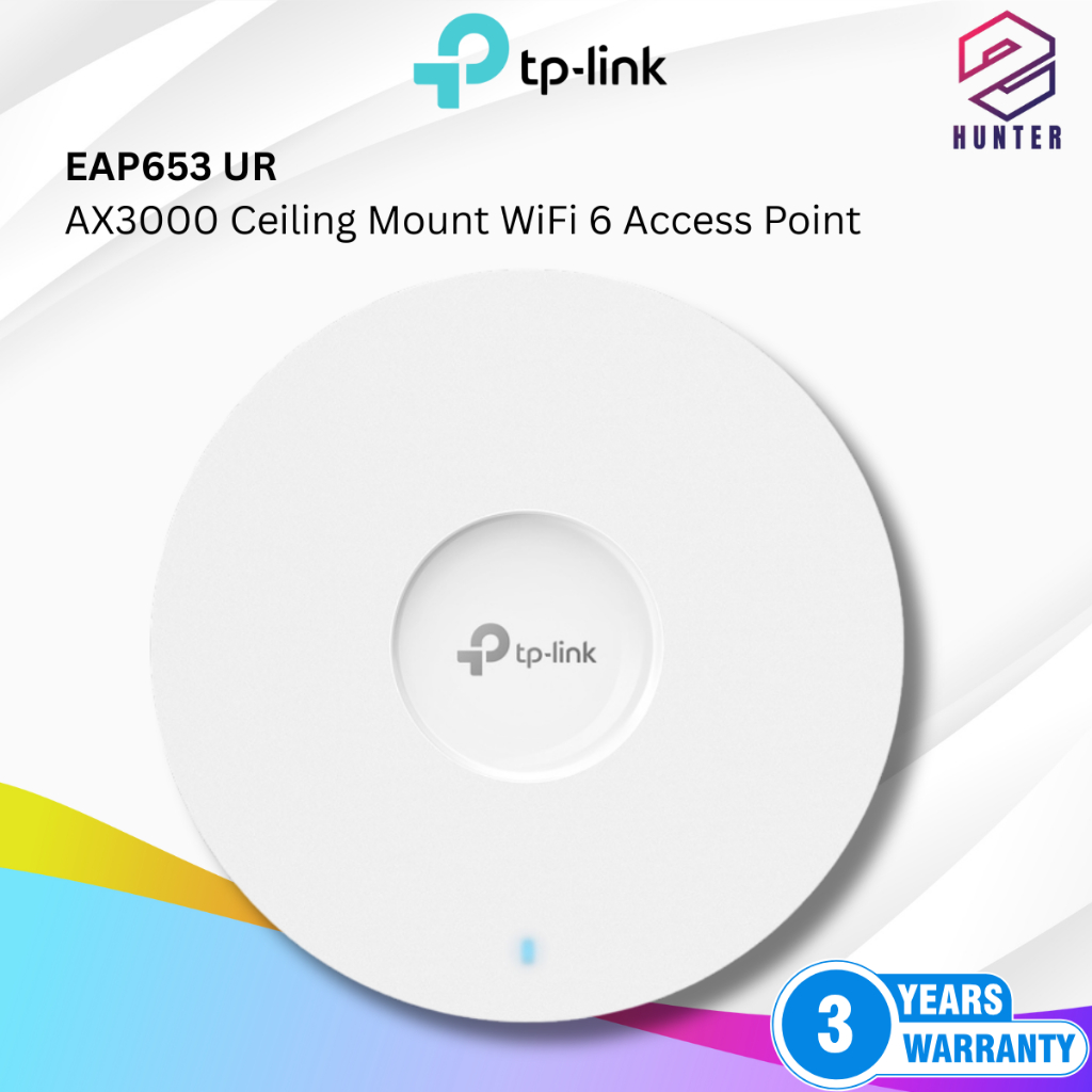 TP-LINK EAP653 UR AX3000 Ceiling Mount WiFi 6 Access Point | Shopee ...