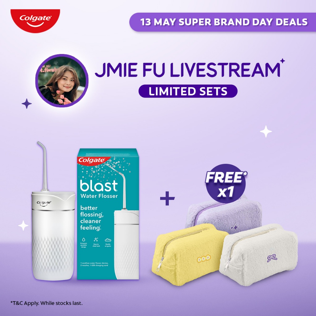 [Shopee Exclusive Bundle] Colgate Blast Water Flosser (White) FREE ...