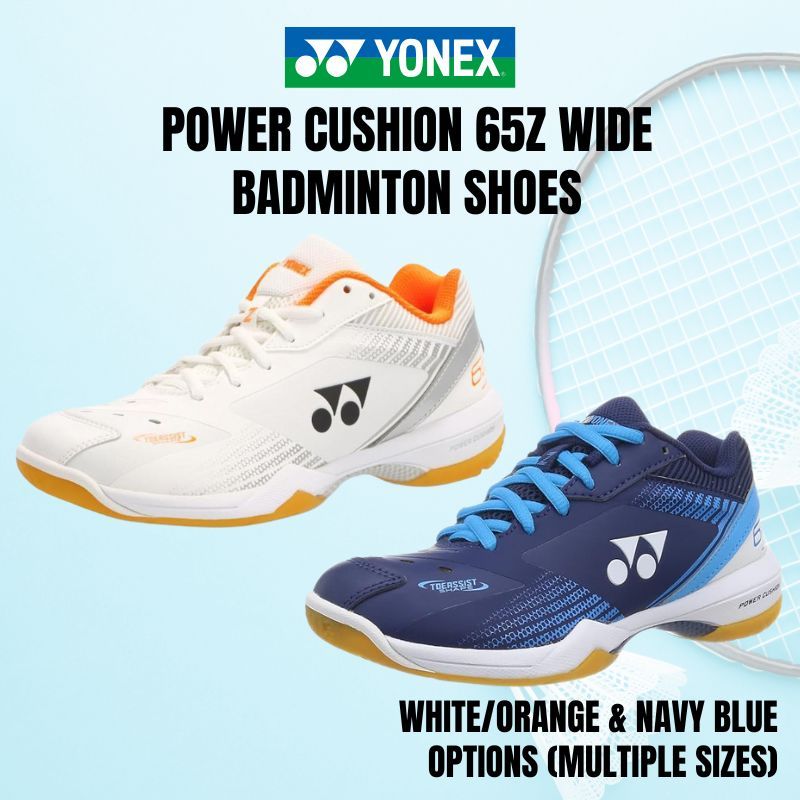 YONEX Power Cushion 65Z Wide Badminton Shoes - Multiple Sizes Available ...