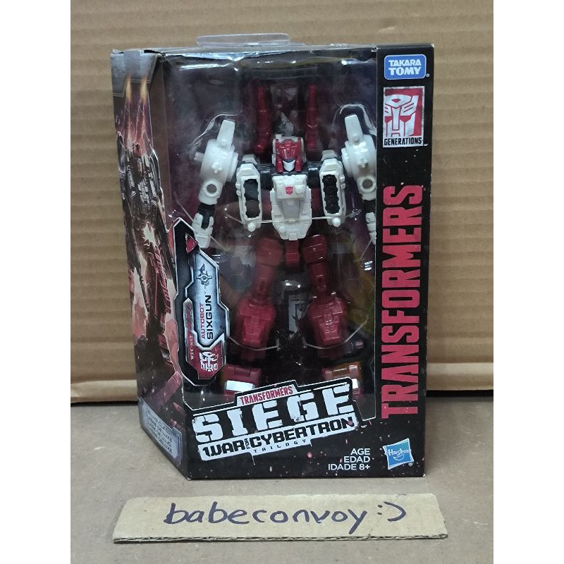 Transformers Generations Siege Sixgun Metroplex MISB | Shopee Malaysia
