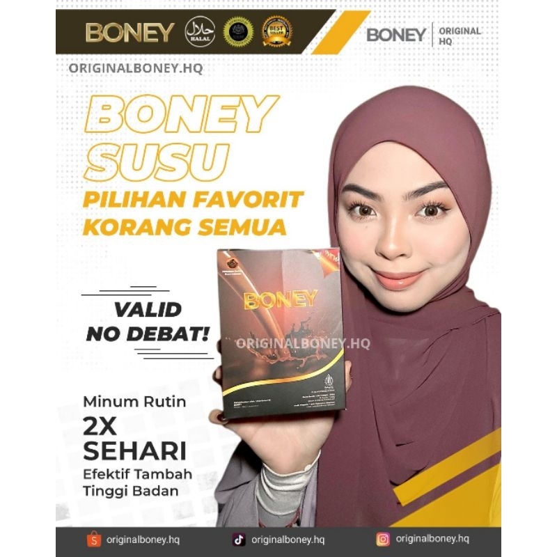 [ NEW BONEY SUSU ] Ubat Tinggi Boney Susu Malaysia Herba Supplement ...