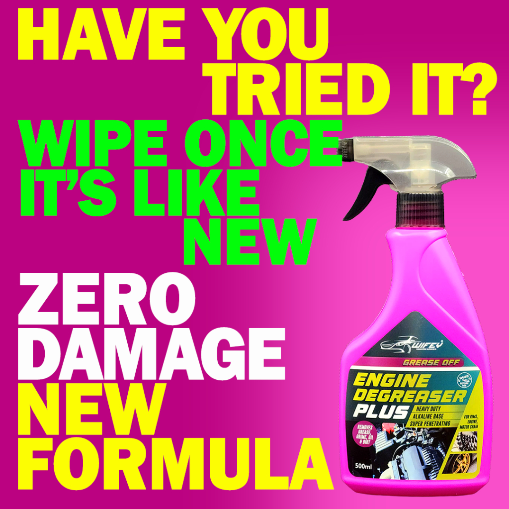 Wifey Engine Degreaser Plus 500ml 100% Original Alkaline Base Car ...