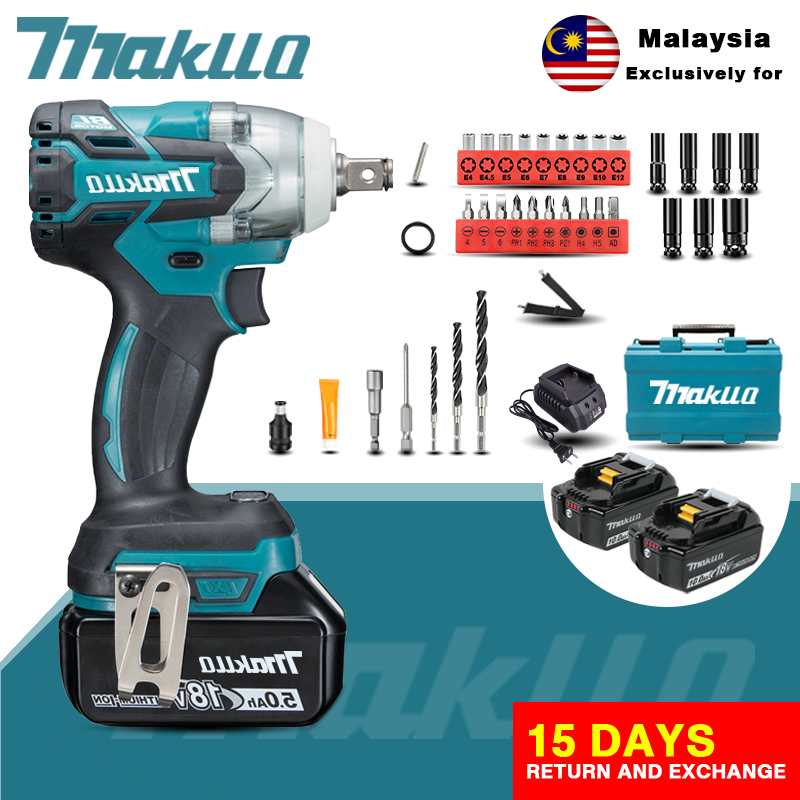 Electric wrench DTW285 brushless 980N.M impact drill Cordless impact ...