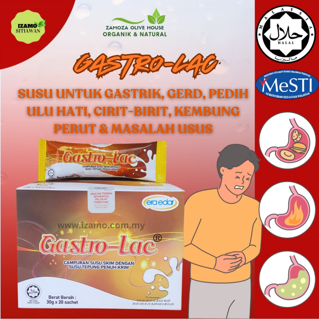 Susu Gastrolac Rawat Masalah Gastrik, Angin Dan Sistem Penghadaman ...