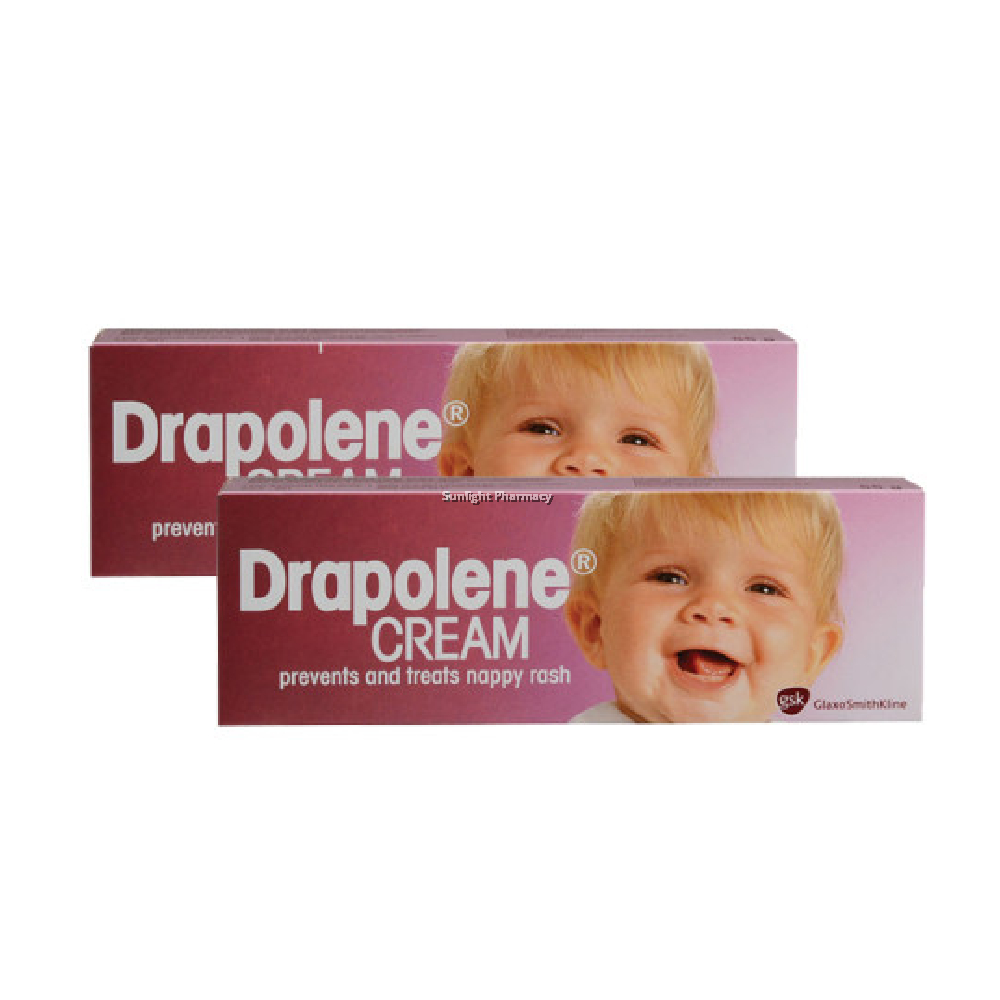 EXP 08/2026 DRAPOLENE CREAM (55G X 2) TWIN PACK (NAPPY CREAM, FOR ...