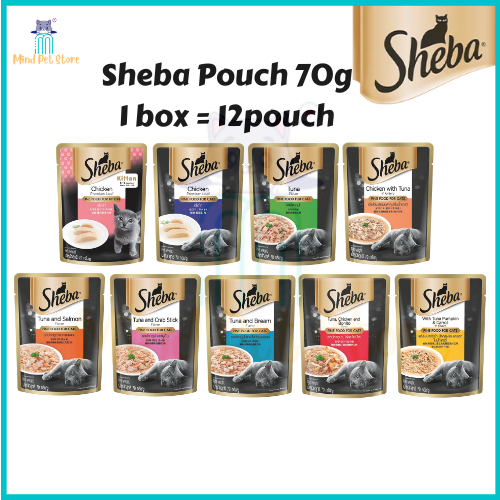 Sheba Pouch Cat Wet Food 70g(70gx12pcs) | Shopee Malaysia
