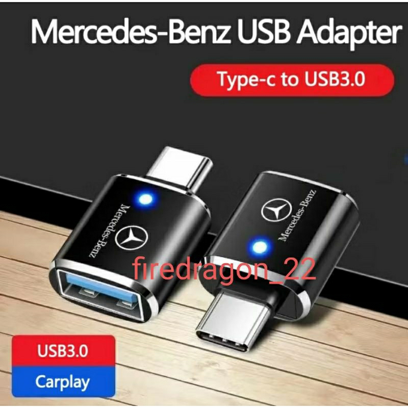 Mercedes Benz Charging Adapter USB Adapter Type C To USB Interface ...