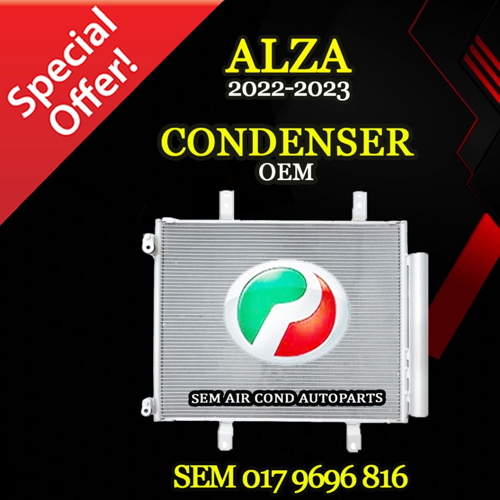 PERODUA ALZA 2022-2023 YEAR OEM NEW CONDENSER/ KONDENSER (CAR AIRCOND ...