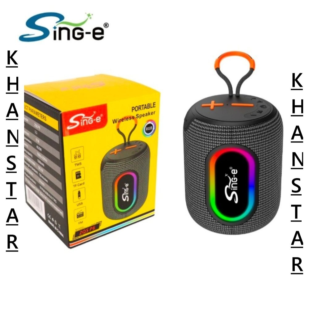 ZQS p6### Mini speaker khan star heavy bass Bluetooth speaker | Shopee ...