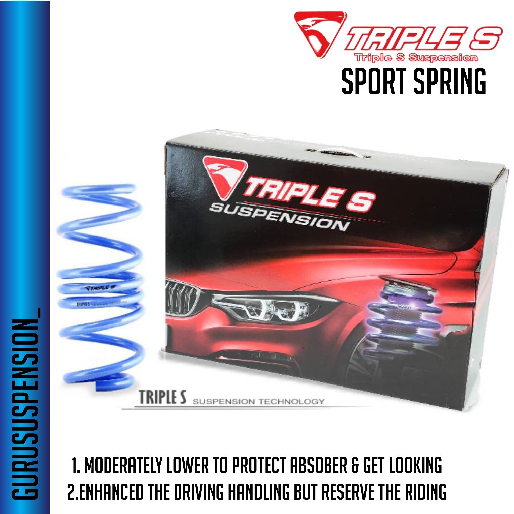 HONDA CRV MK3/MK4 07-13+ - TRIPLE S LOWERING SPORT SPRING | Shopee Malaysia