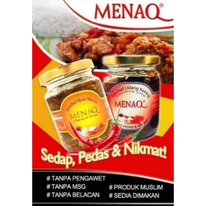 MENAQ SAMBAL IKAN MASIN SABAH SEDAP MURAH | Shopee Malaysia