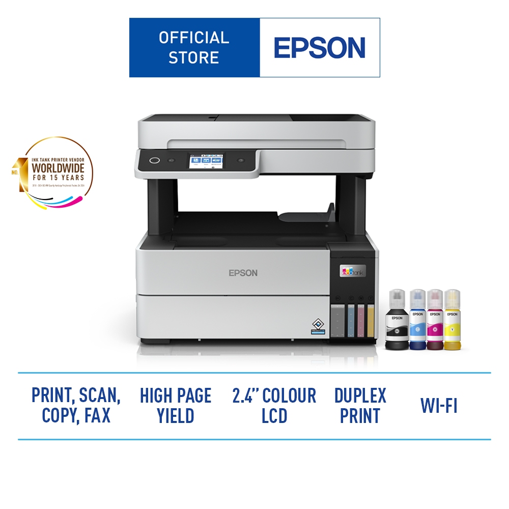 Epson EcoTank L6460 A4 Ink Tank Duplex Wireless Ink Tank Printer ...