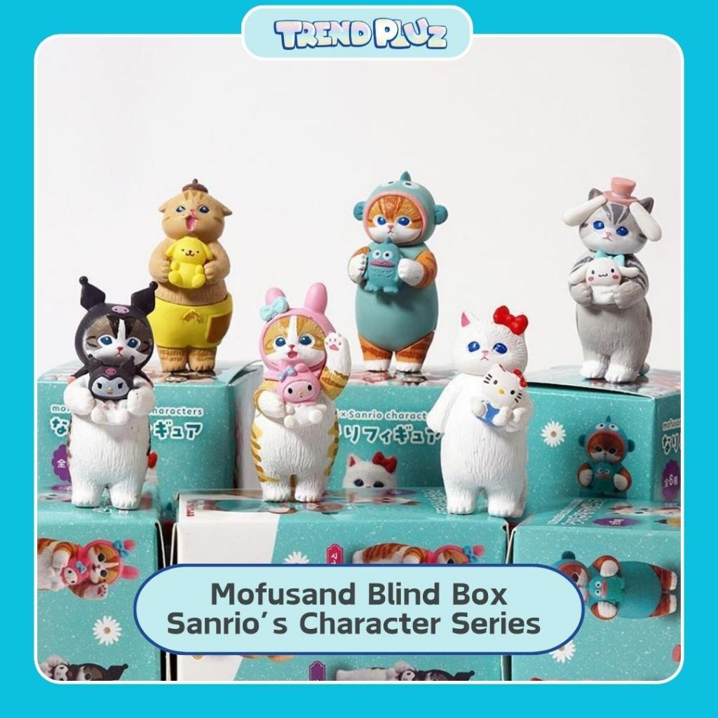 【Ready stock】Mofusand x Sanrio's Series Blind Box 6 in 1 set Cute Cat ...