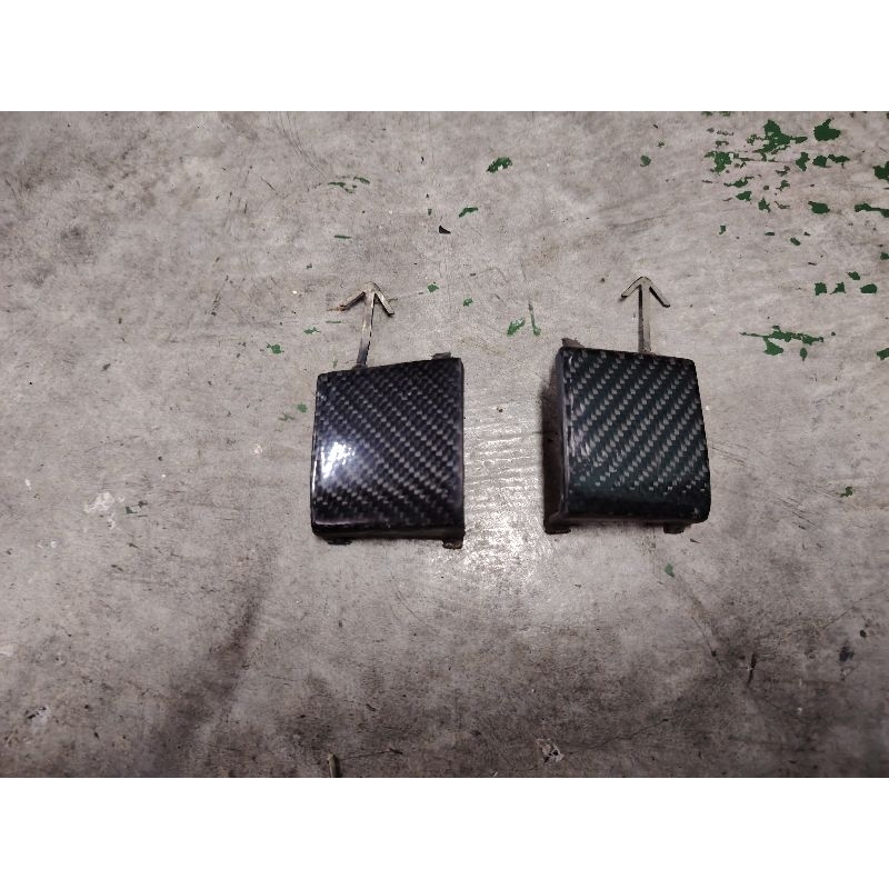 cover carbon fiber towing hook bumper depan daihatsu mira avy | Shopee ...