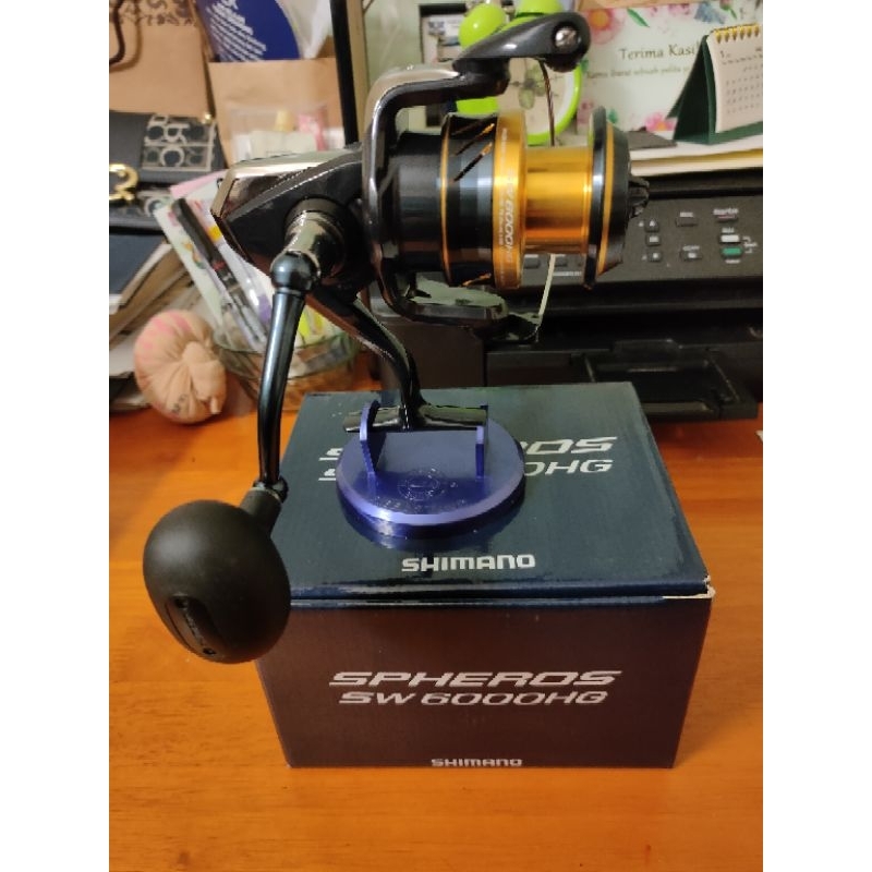 (NEW) Shimano Spheros SW 6000 HG (Reel Offshore/ Fast Jigging dan Popping Padu) | Shopee Malaysia