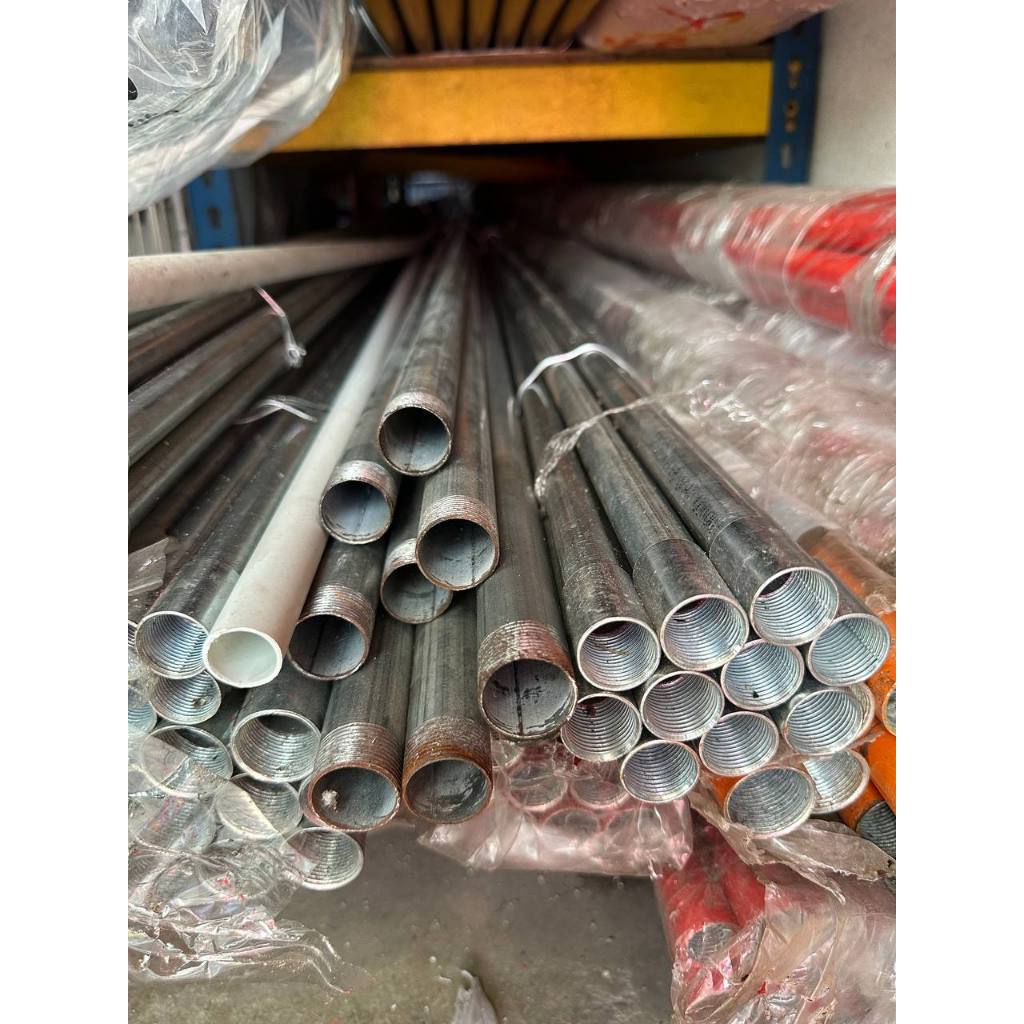 GI| [12FT POTONG 2] GI Conduit Pipe 20mm / 25mm – ¾" / 1"– Untuk Wiring ...