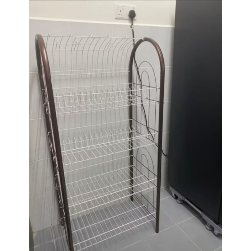3V 4Tier Rak Pinggan/Rak baju/Dish Rack/Steel - TG6221 | Shopee Malaysia