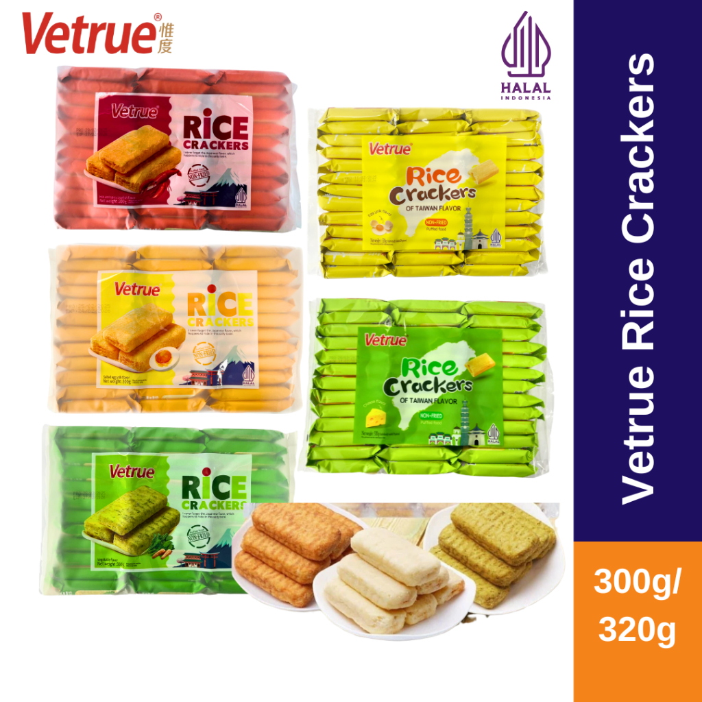 HALAL Vetrue Taiwanese Style/ Japanese Style Rice Cracker 300-320g ...
