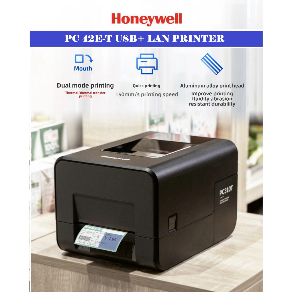 Honeywell PC42E-T Barcode Printer (USB+LAN) | Shopee Malaysia