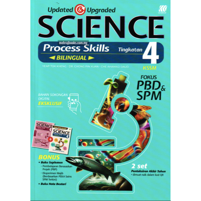 Sasbadi: Process Skills: Sains + Science: (+ Booklet): Tingkatan + Form ...