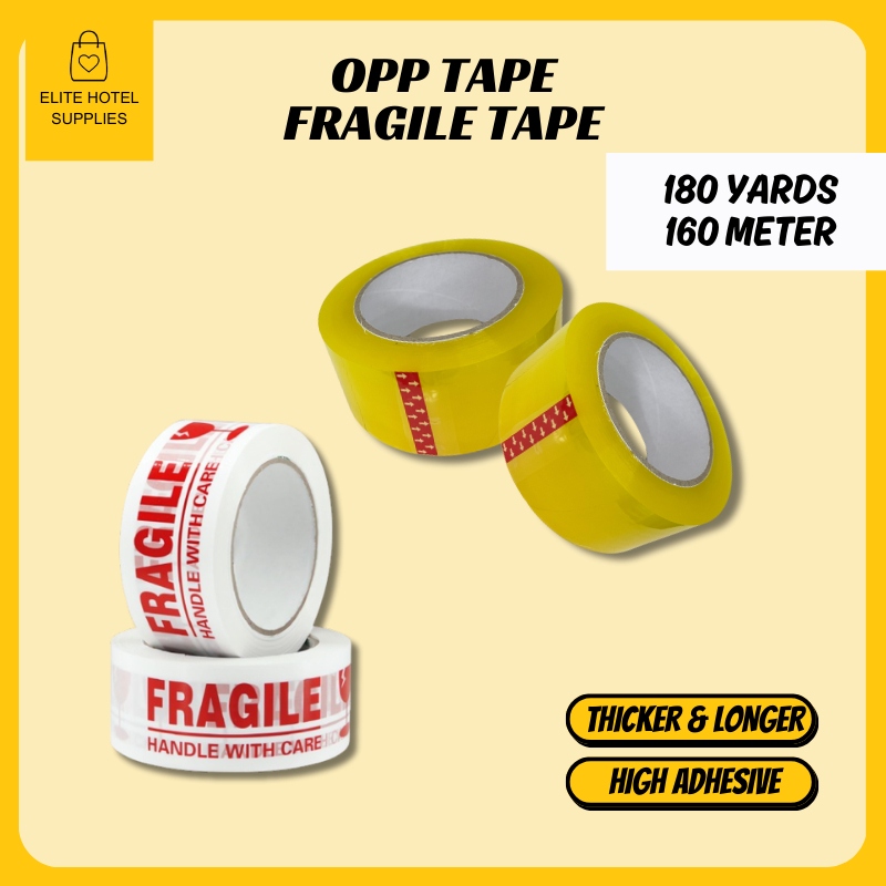 OPP Tape Fragile Tape Packaging Tape Clear Strong Adhesive Tape Packing ...