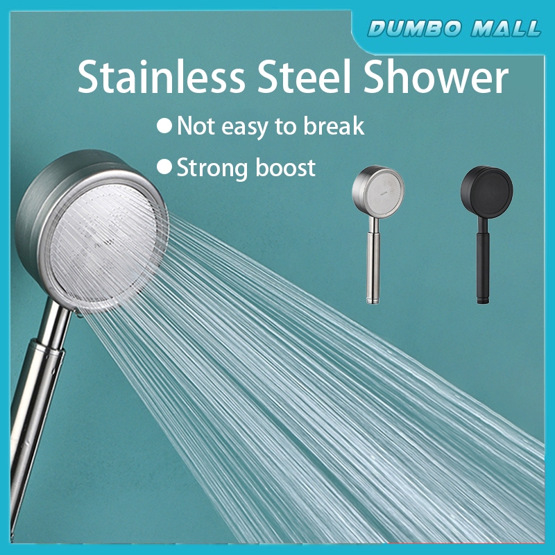 304 Stainless Steel Shower High Pressure Hand Shower Head Bathroom ...