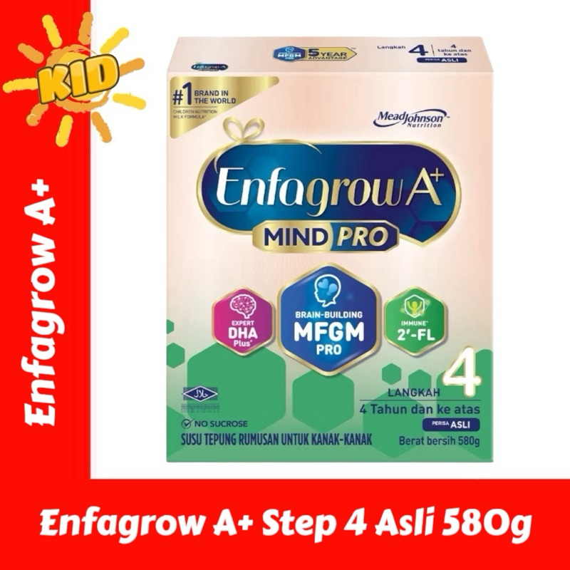 Enfagrow A+ Step 4 ASLI / VANILA 580g Exp:09/2026 | Shopee Malaysia
