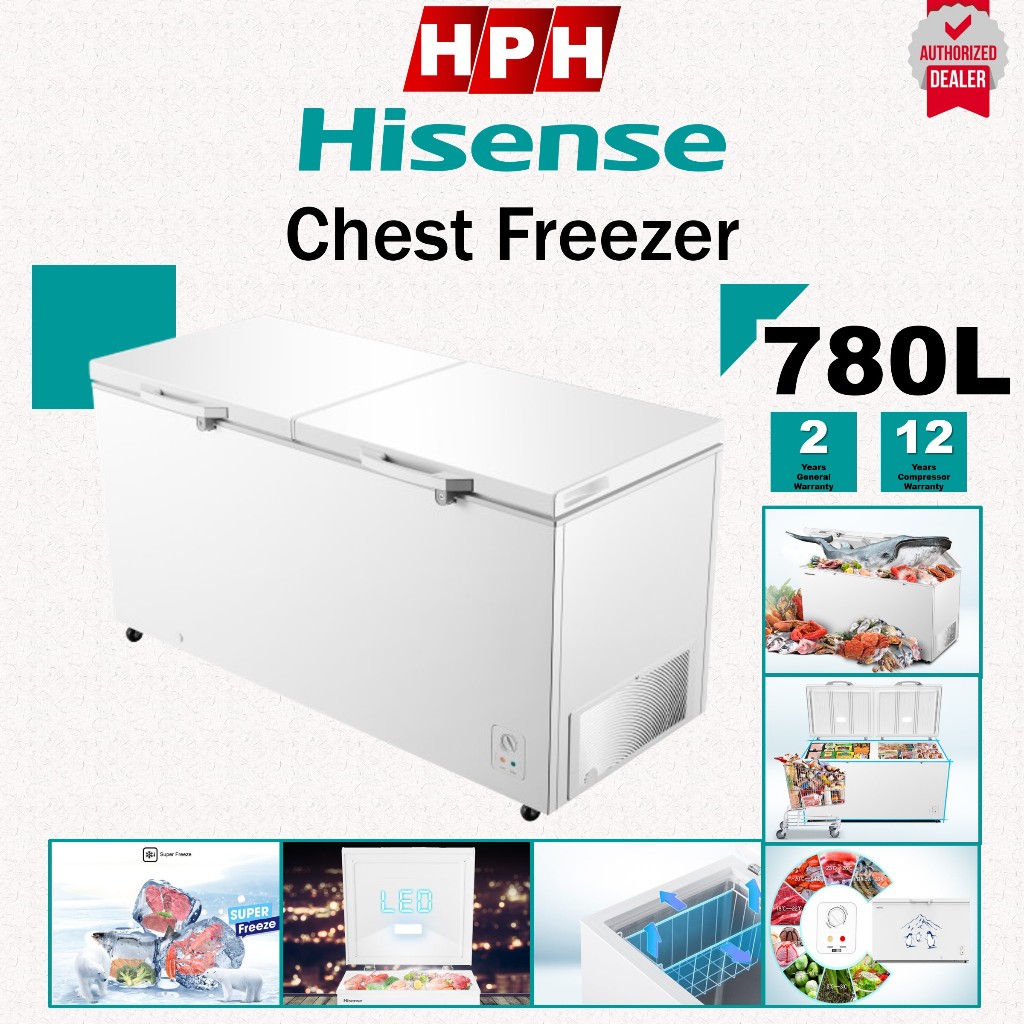 Hisense Chest Freezer (300L/350L/530L/780L) FC326D4BWYS FC428D4BWYS ...