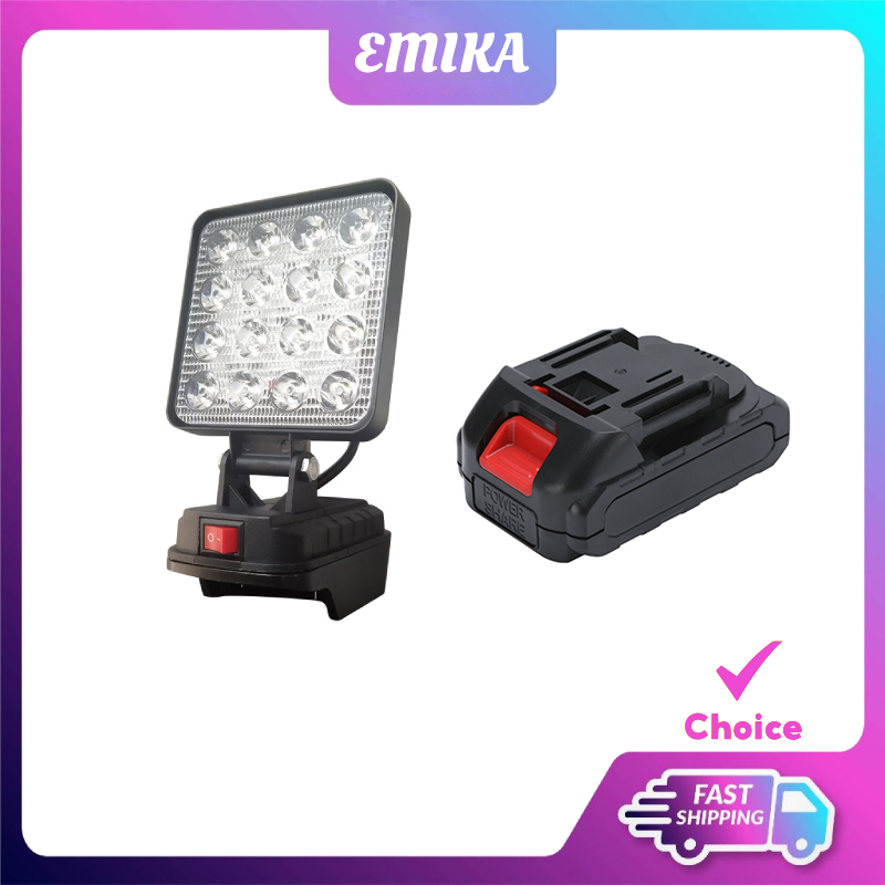 Emika Choice Cordless LED Work Light Spotlight For Makita Li-ion ...