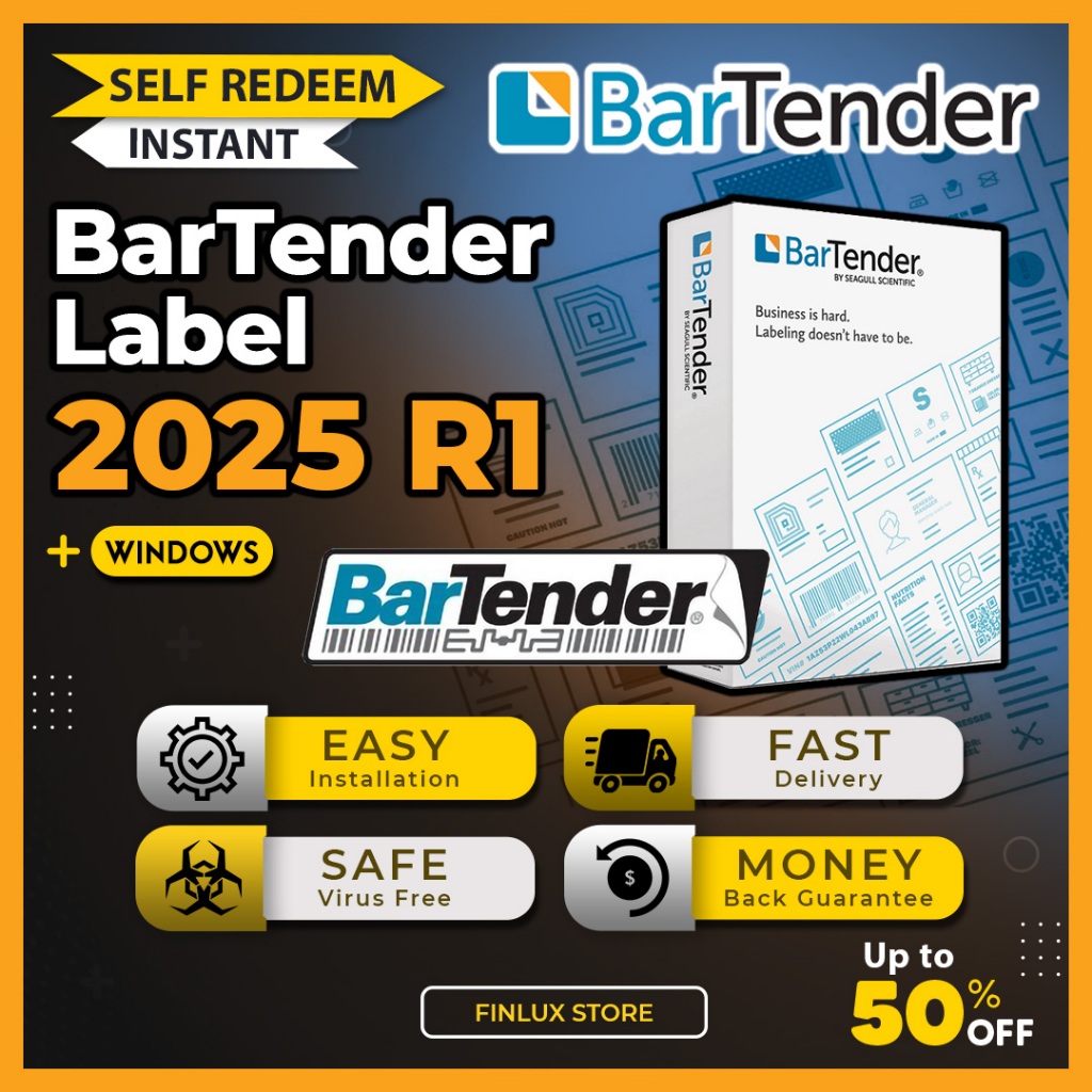 [SELF REDEEM] BarTender Enterprise 2025 Latest Lifetime For Windows ...