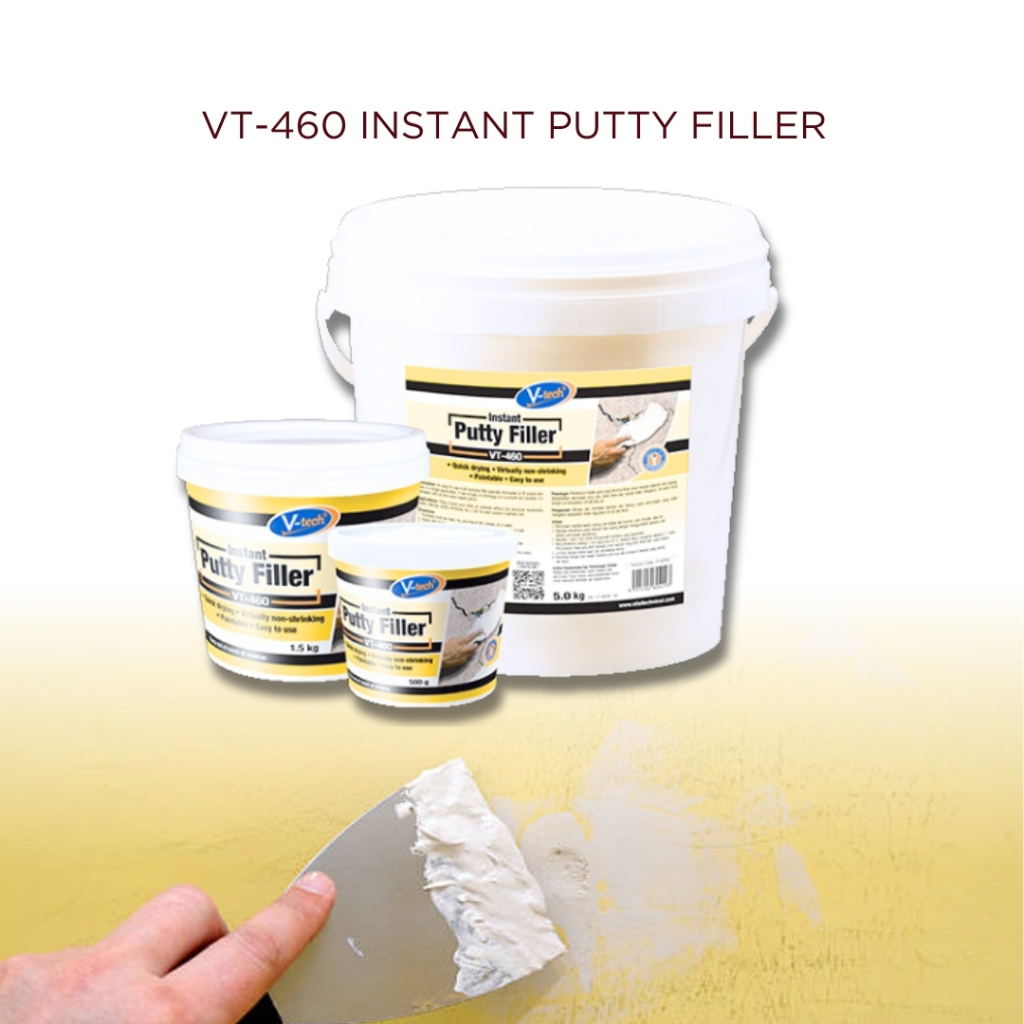 V-tech Instant Putty Filler 0.5kg | 1.5kg !!Lowest Price!! | Shopee ...
