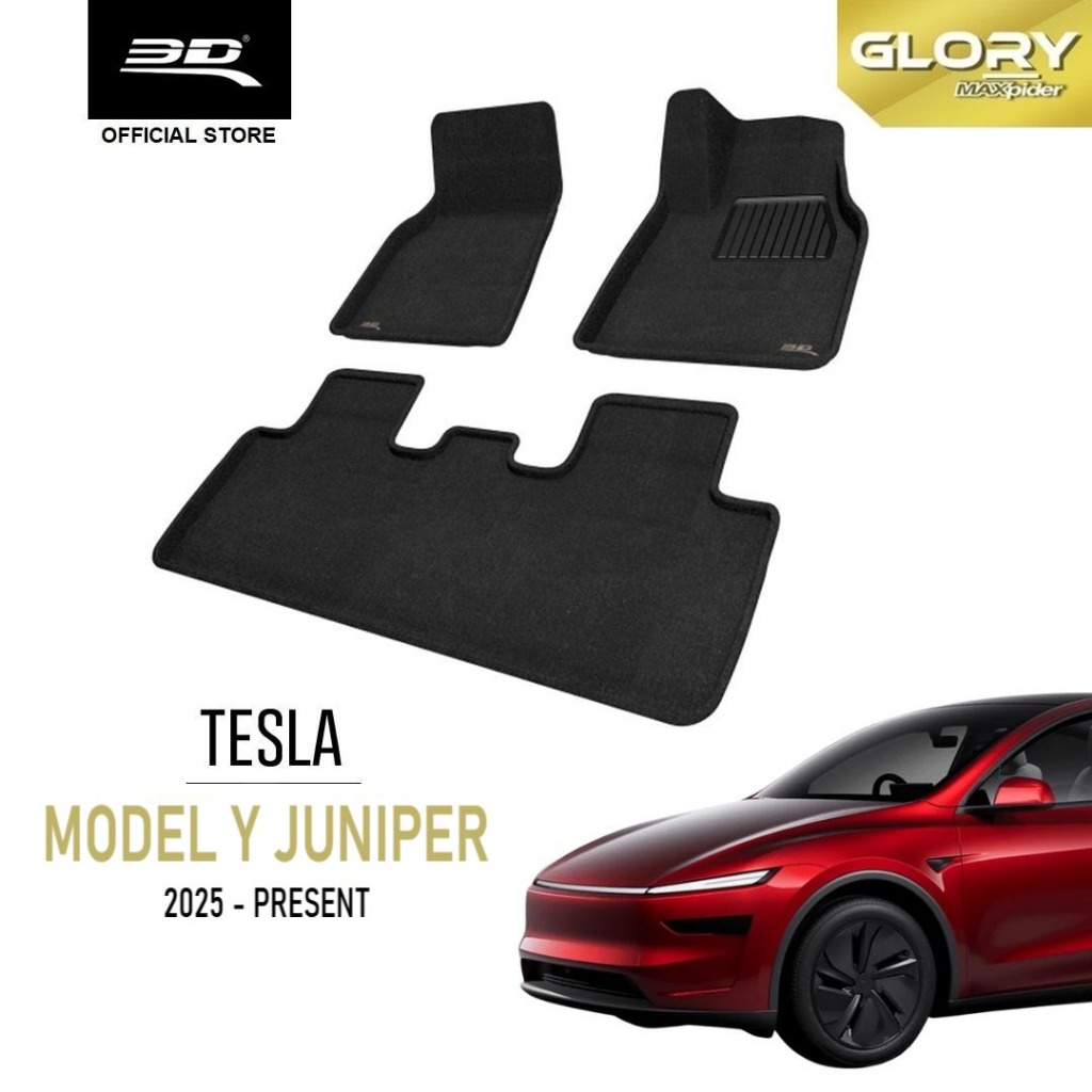 3D GLORY Car Mat Tesla Model Y Juniper (2025 - Present) | Shopee Malaysia