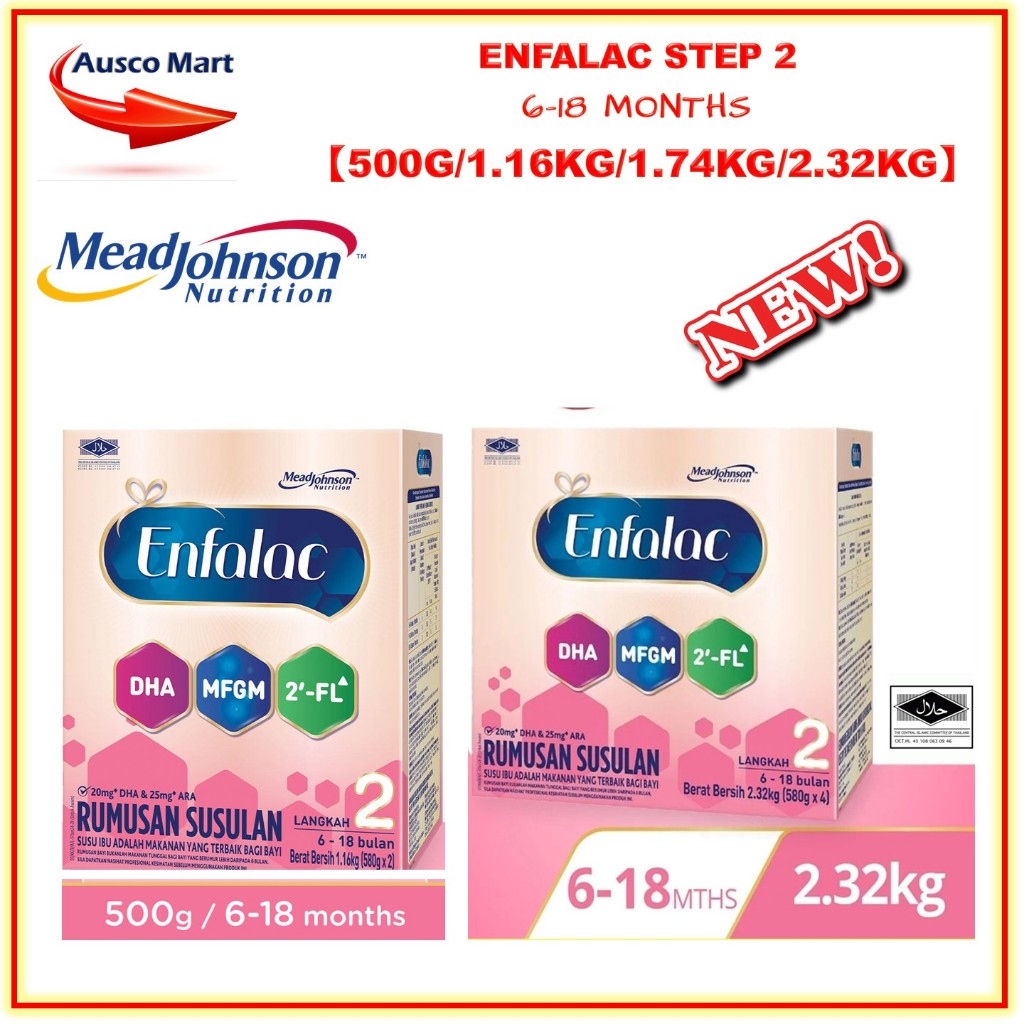 ENFALAC BABY STEP 2 【500G/1.16KG/1.74KG/2.32KG】 | Shopee Malaysia