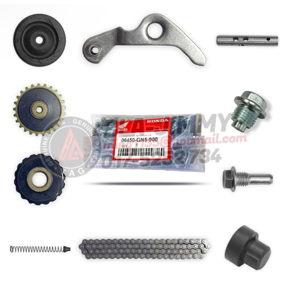 Honda EX5 High Power Timing Roller Chain Set [10 in 1] # rantai kecil ...