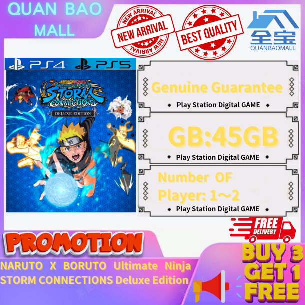 NARUTO X BORUTO Ultimate Ninja STORM CONNECTIONS Deluxe Edition ( PS4 ...