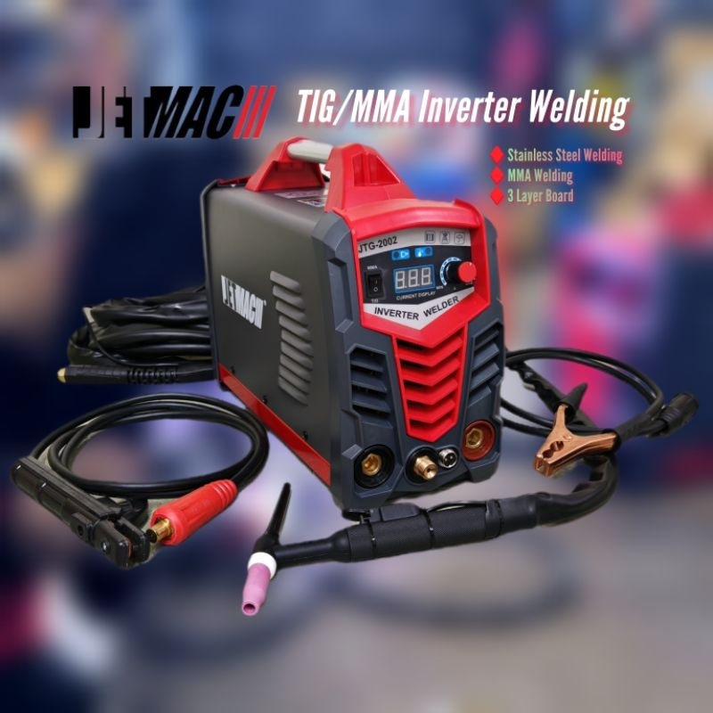 Jetmac JTG2002 TIG/MMA Inverter Welding Machine | Shopee Malaysia