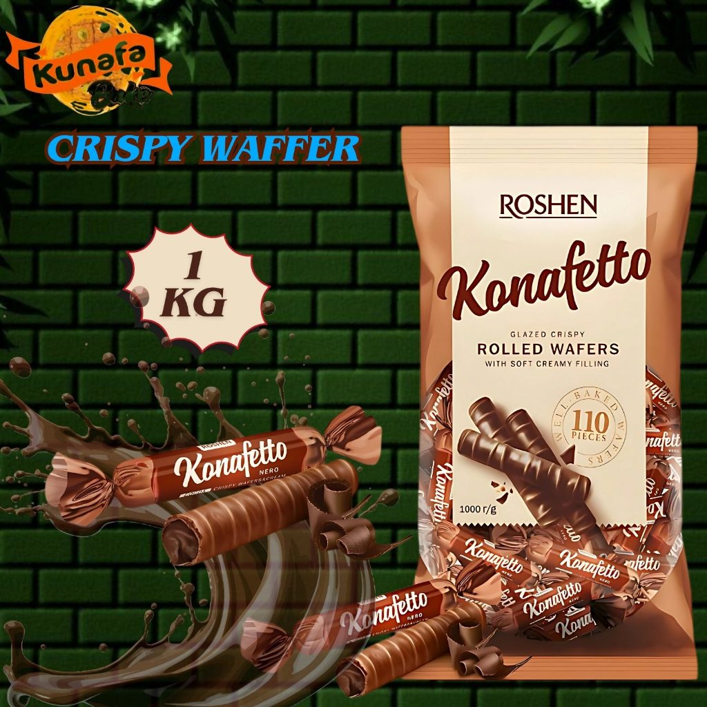 Roshen Konafetto Chocolate / COCOA / High Quality Crispy Waffer /1KG ...