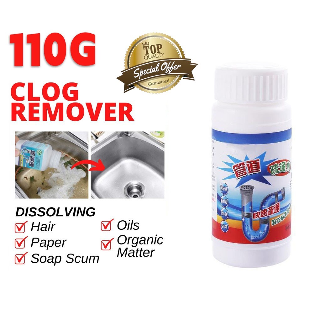 Immediate Clog Remover – Powerful Drain Cleaner for Sink, Toilet, Pipe ...