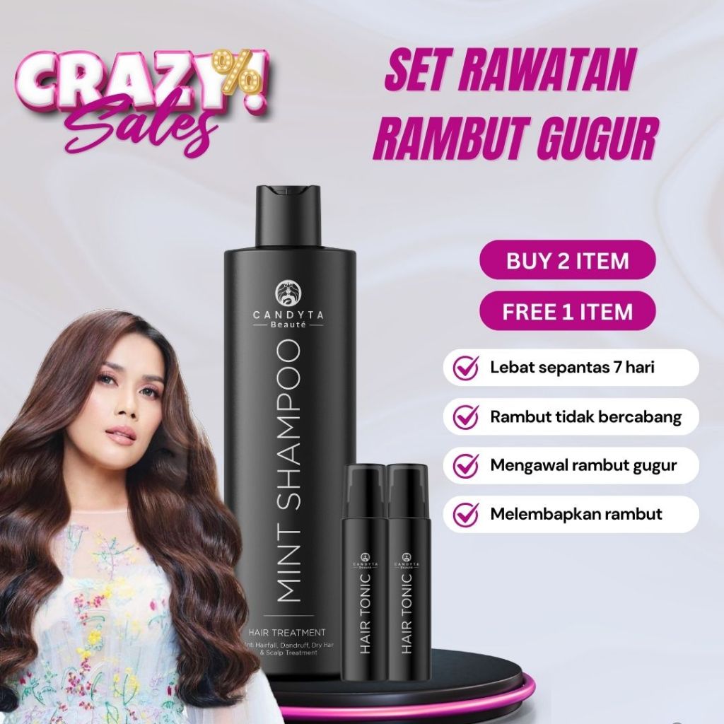 CRAZY SALES CANDYTA SHAMPOO & TONIC | Hair tonic Natural Hair Loss ...