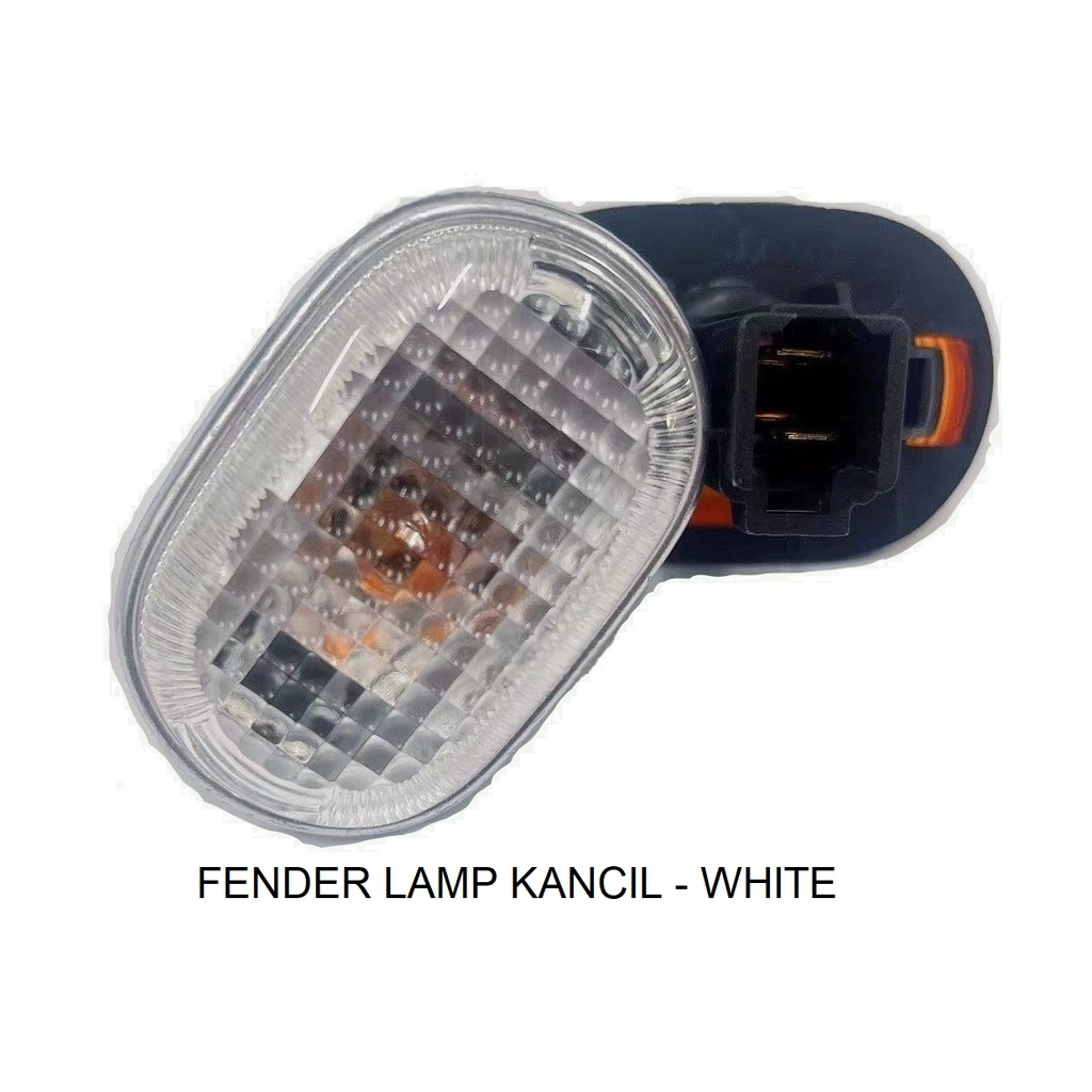 Perodua Kancil Turn Signal Fender Lamp With Bulb - White Set/pcs ...