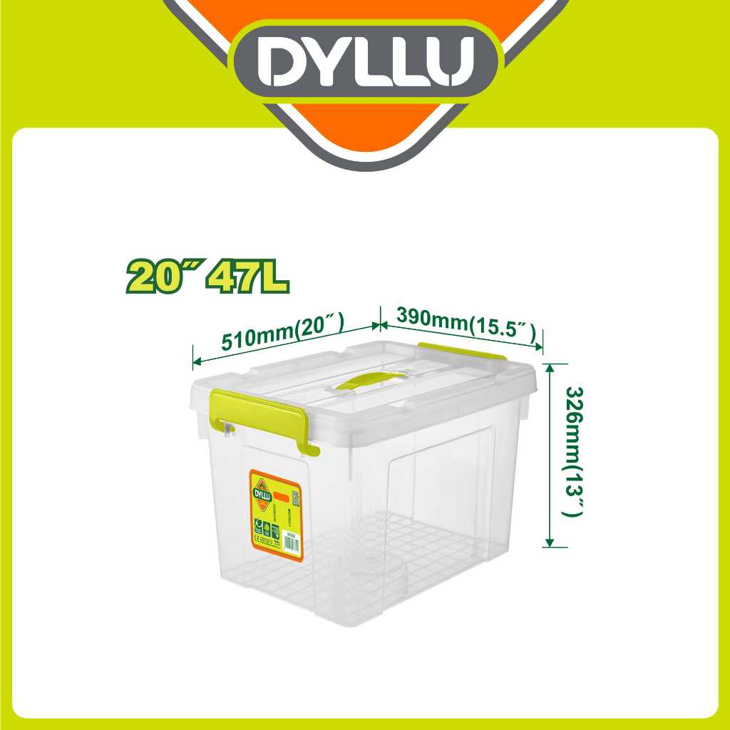 DYLLU Plastic Storage Box 20 Inch DTTB2350 | Shopee Malaysia