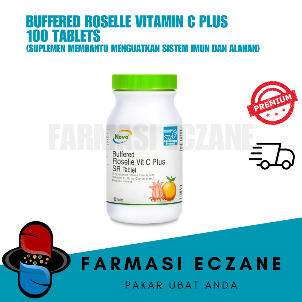 NOVA BUFFERED ROSELLE VITAMIN C PLUS (Vitamin untuk membantu menguatkan sistem imun badan ...