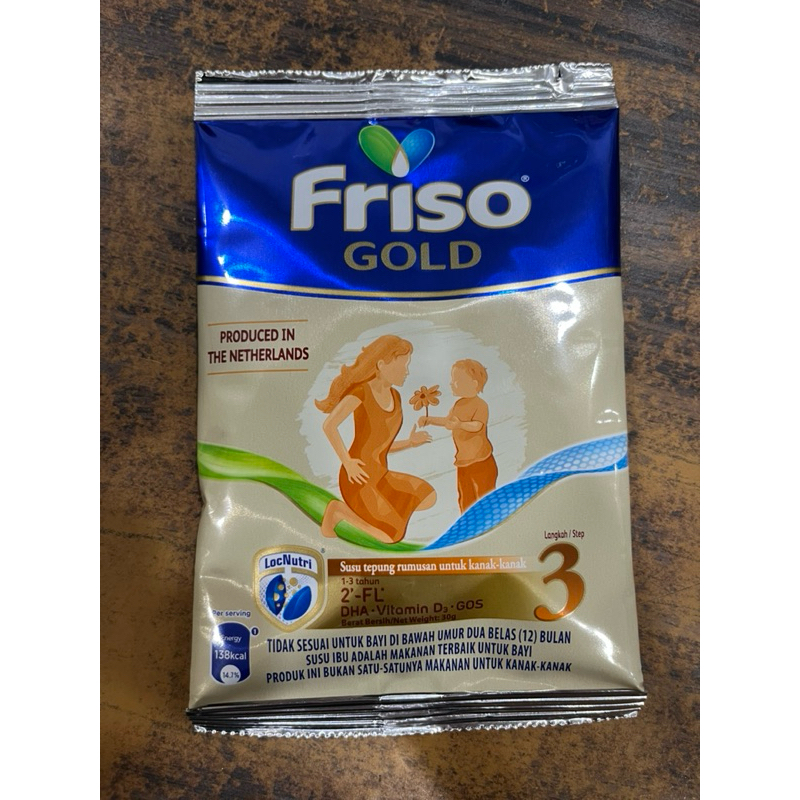 Friso Gold Step 3 - sachet 30g | Shopee Malaysia