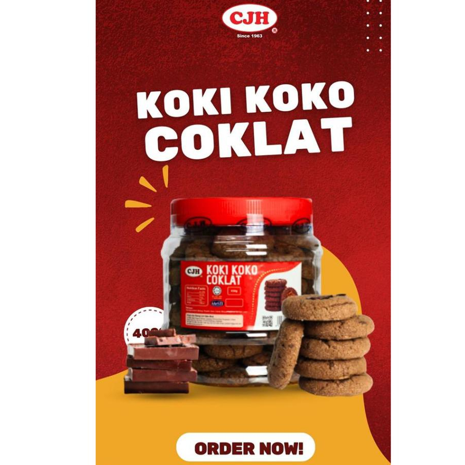 Koki Koko Coklat CJH Individual Pack 400g [Handmade] [HALAL][MeSTI ...