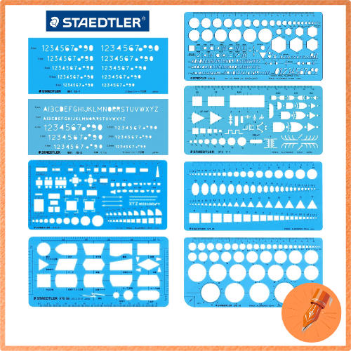 STAEDTLER Template Ruler Set | Shopee Malaysia