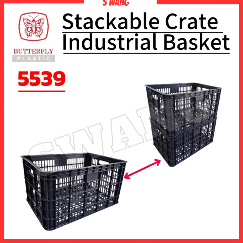 Stackable Crate （5539）/ Industrial Basket | Shopee Malaysia