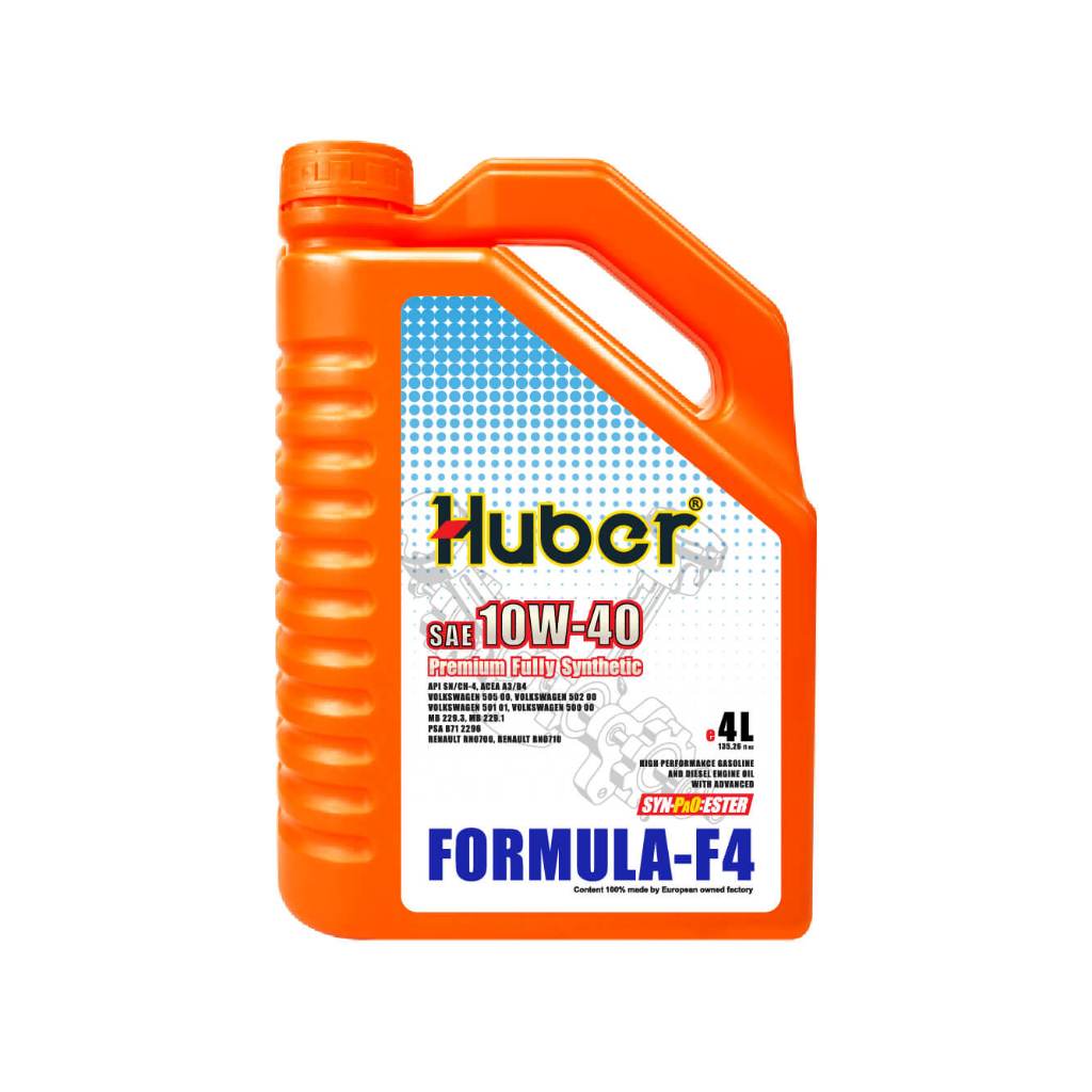 Huber Formula F2 SAE 5W30 Fully Synthetic Engine Oil 4L | API SP RC GF ...